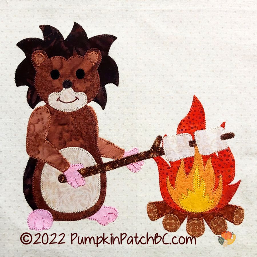 HedgeHUGS Block #7 | Pumpkin Patch Patterns