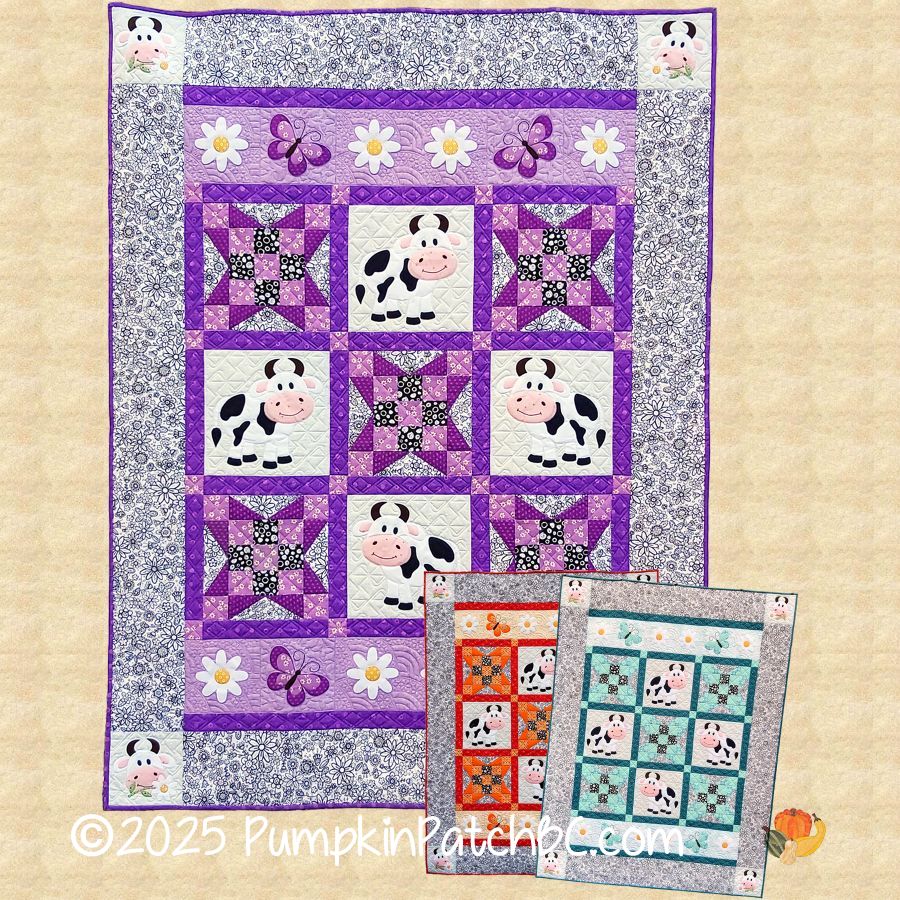 The Moo Crew | Pumpkin Patch Patterns