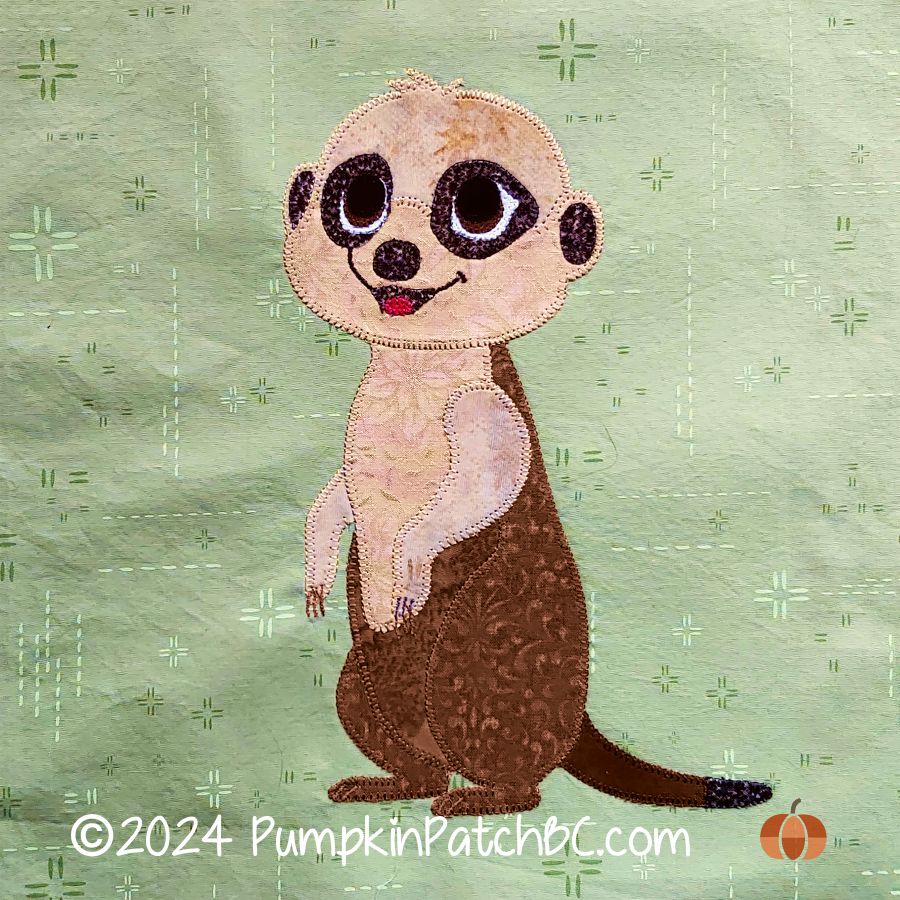 Safari Block #3 - Meerkat | Pumpkin Patch Patterns