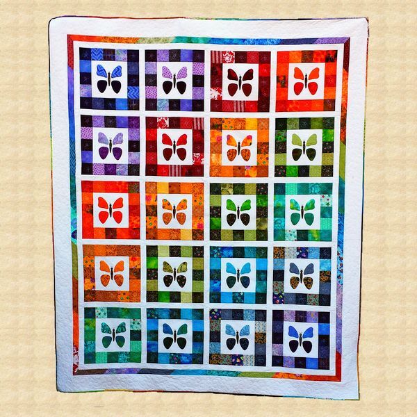 Rainbow Butterflies | Pumpkin Patch Patterns