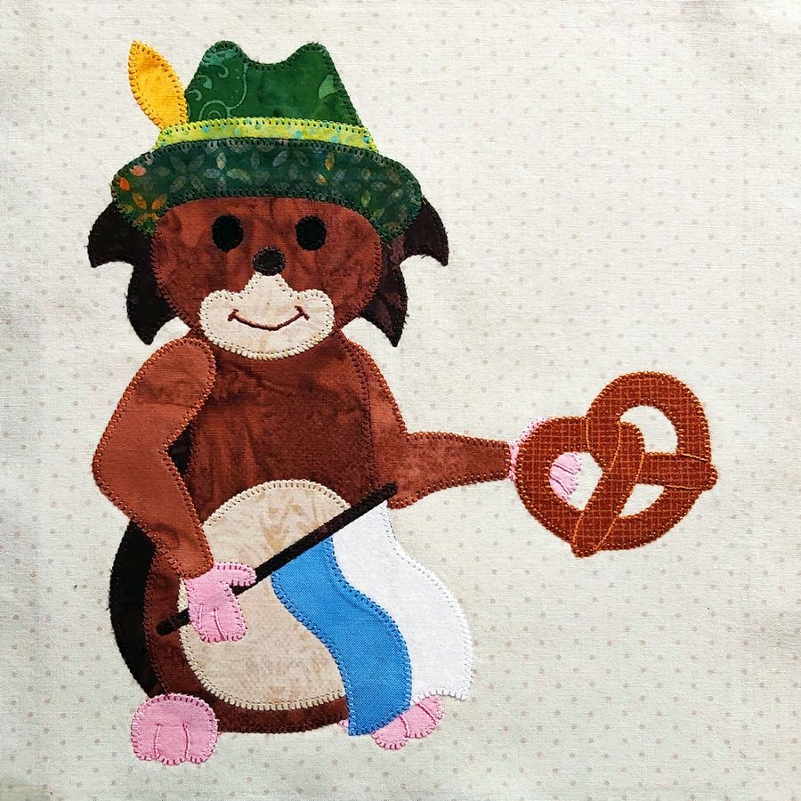 HedgeHUGS Block #4 | Pumpkin Patch Patterns