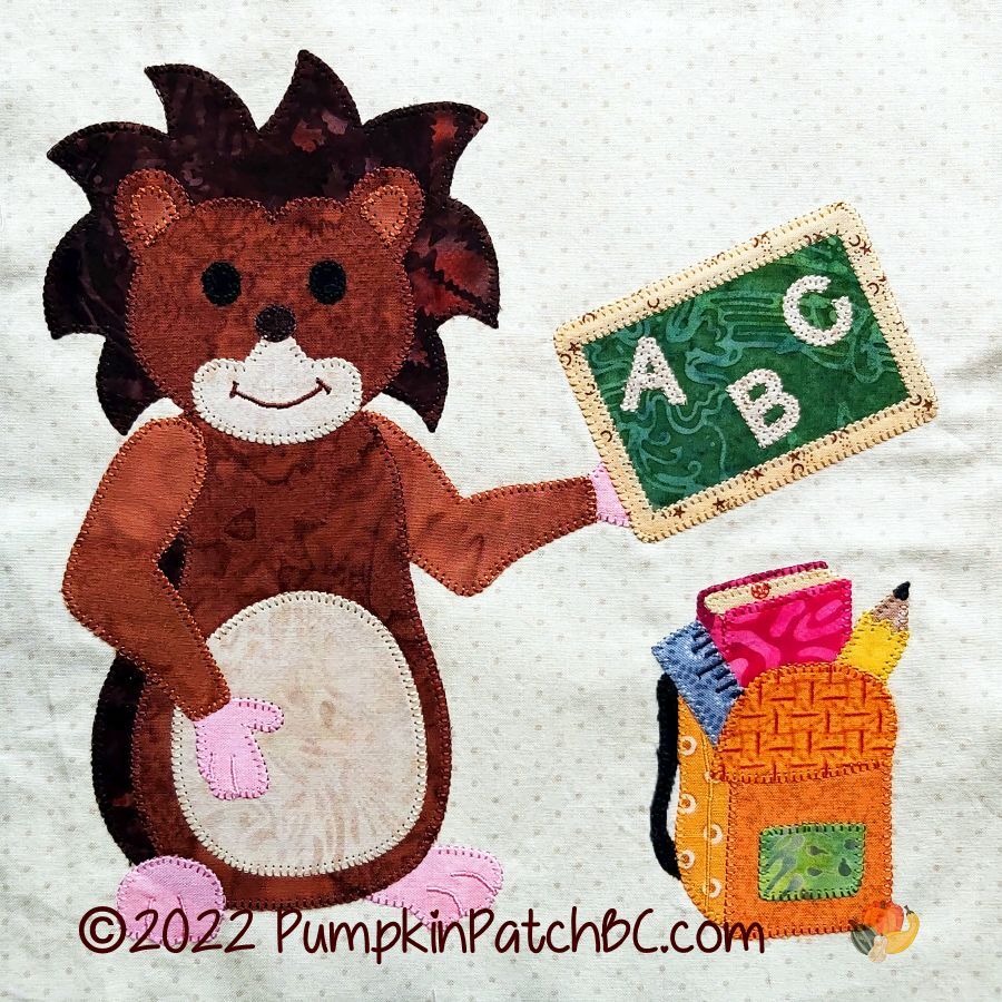 HedgeHUGS Block #9 | Pumpkin Patch Patterns