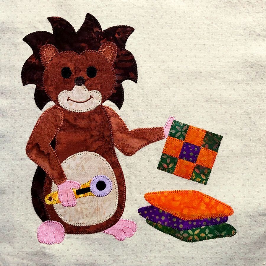 HedgeHUGS Block #12 | Pumpkin Patch Patterns